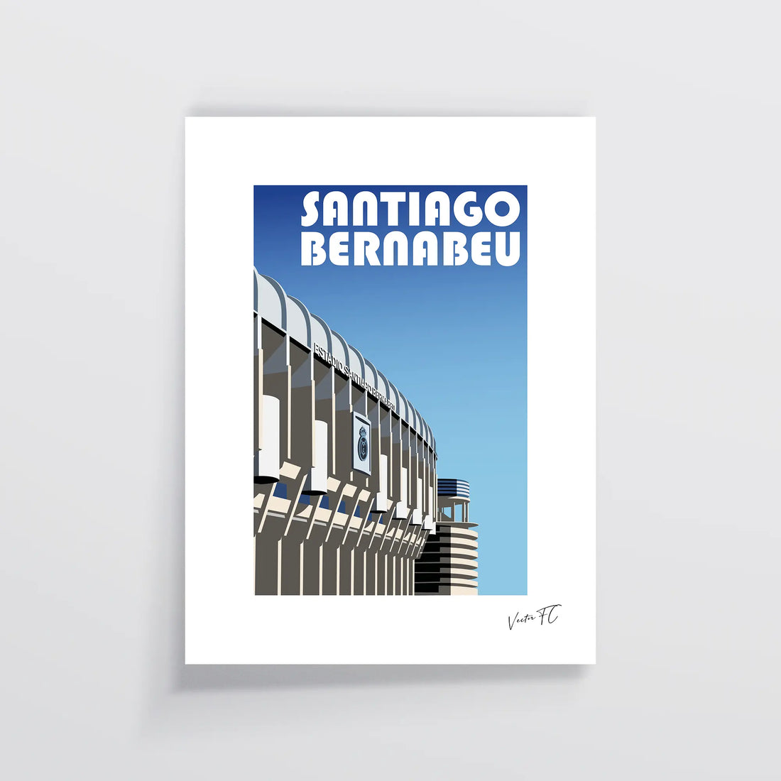 Poster / Estadio Santiago Bernabeu - Vector FC